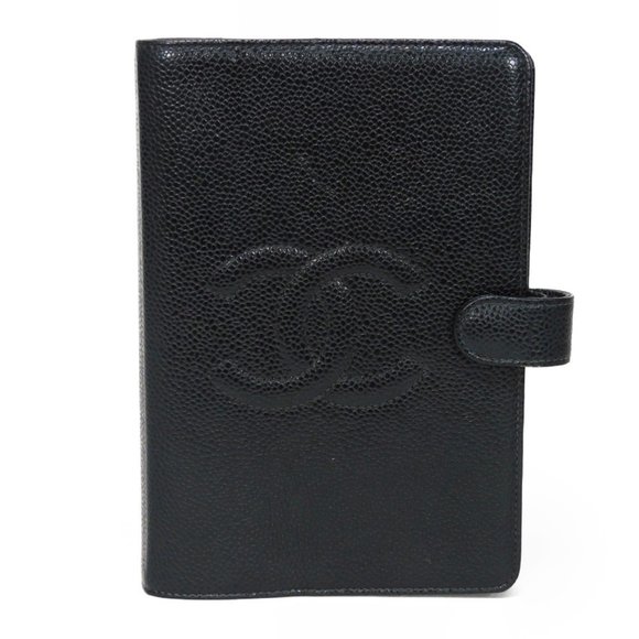 CHANEL | Other | Chanel Notebook Cover Coco Mark Agenda Mm Embossed ...